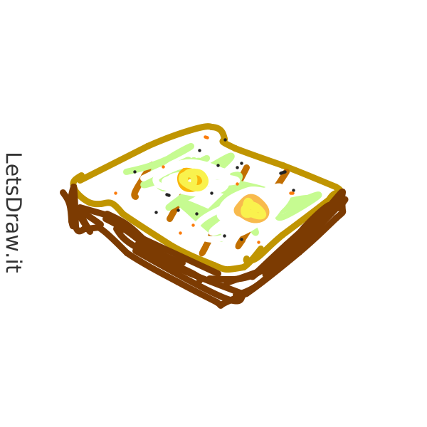 How to draw toast / cwt5jjtrq.png / LetsDrawIt