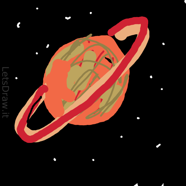 How to draw planet / cwxiqmojb.png / LetsDrawIt