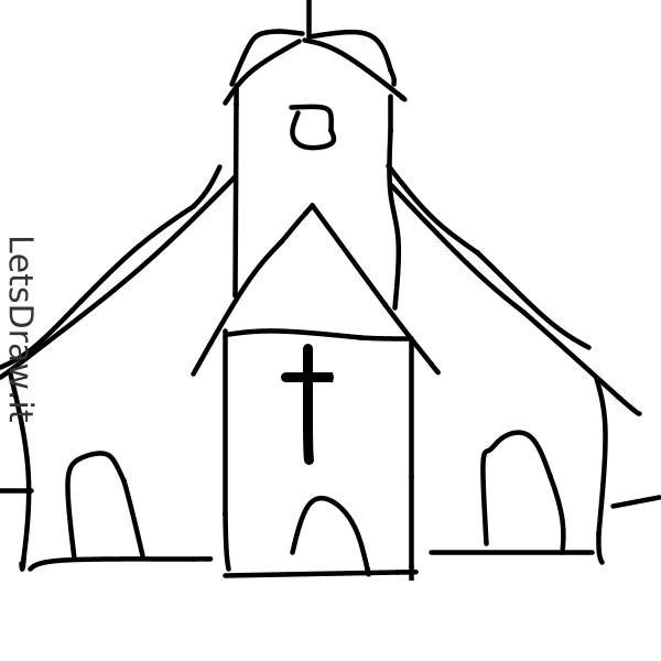 How to draw church / cztkbbm8g.png / LetsDrawIt