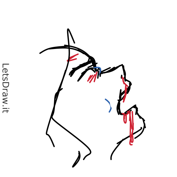 How to draw pain / d1mtoutu.png / LetsDrawIt