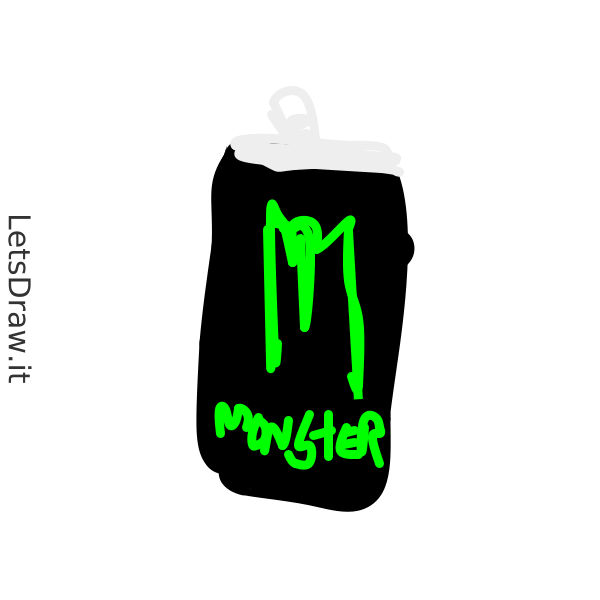 How to draw monster / d3s3fkce7.png / LetsDrawIt