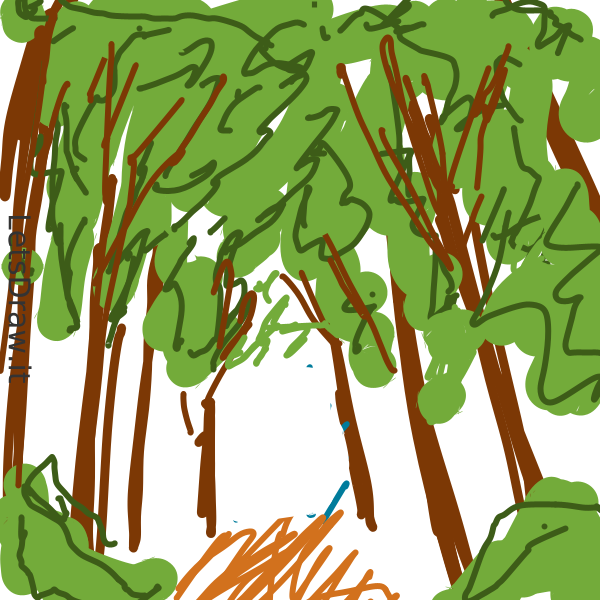How to draw forest / d3sctd3a8.png / LetsDrawIt