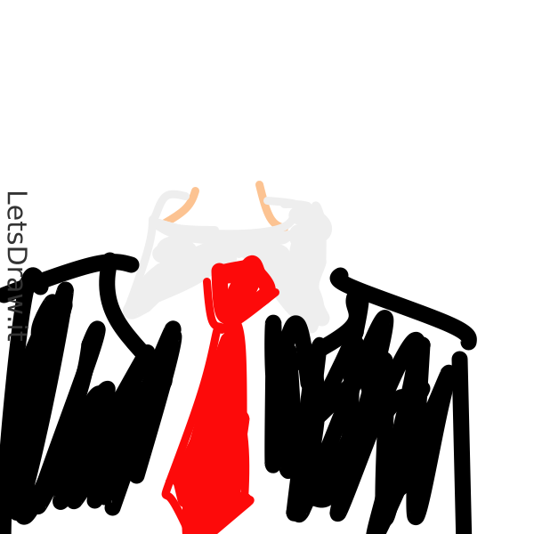 How to draw necktie / d54qkwcat.png / LetsDrawIt