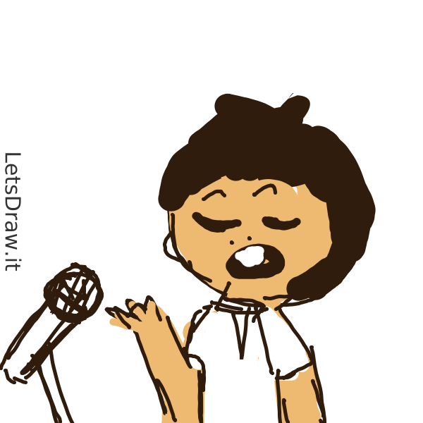 How to draw singing / d8y3j6zo3.png / LetsDrawIt