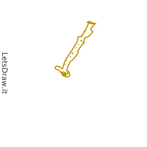 How to draw flute / d9k9ek6yo.png / LetsDrawIt