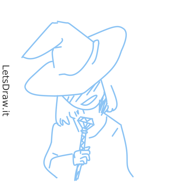 How to draw magic wand / dbirpbymx.png / LetsDrawIt