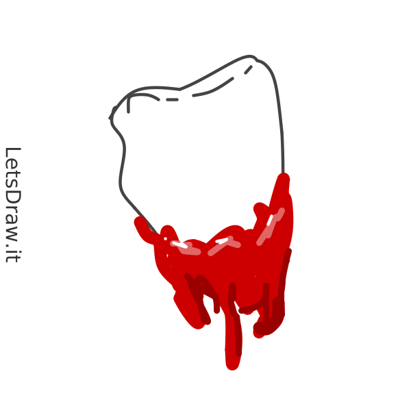 How to draw tooth / dctsfg54w.png / LetsDrawIt