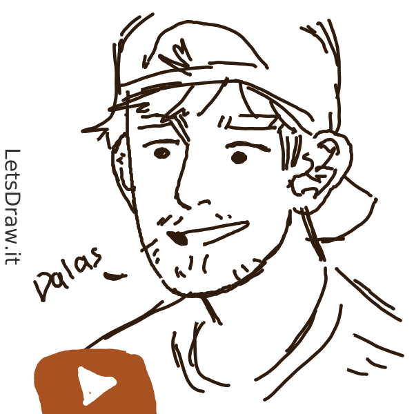How to draw youtuber / ddtcqhyok.png / LetsDrawIt