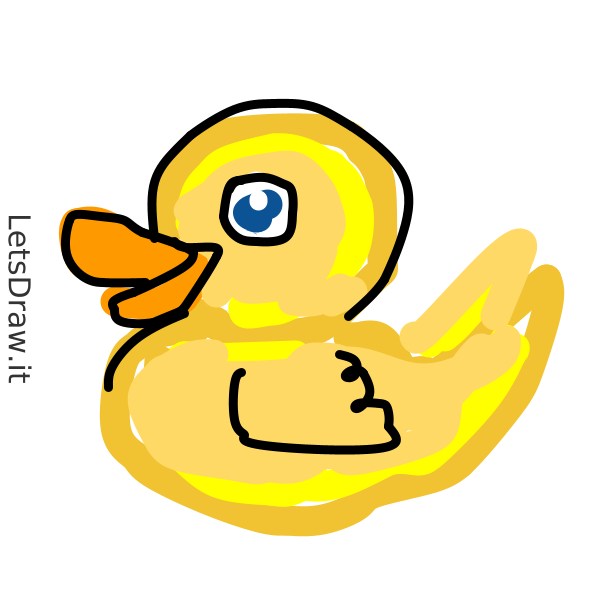 How to draw rubber duck / de5ggugt9.png / LetsDrawIt