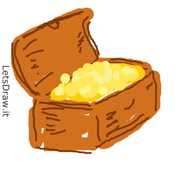 How to draw treasure chest / deuotuyf3.png / LetsDrawIt