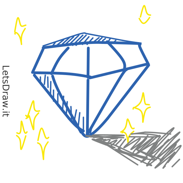 How to draw diamond / dgjinghnt.png / LetsDrawIt