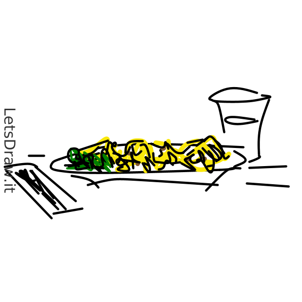 How to draw lunch / dh1gd8pu4.png / LetsDrawIt