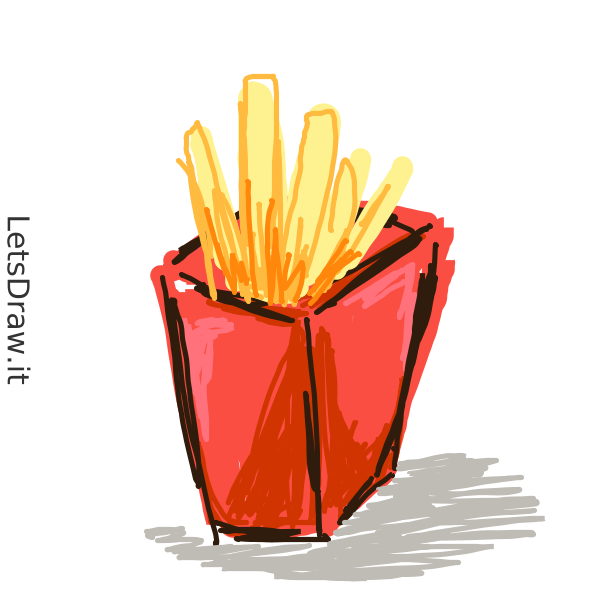How to draw fries / dhb684zfq.png / LetsDrawIt