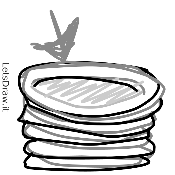 How to draw plate / dhpakohg3.png / LetsDrawIt