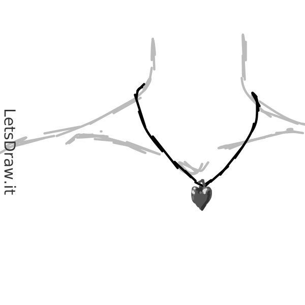 How to draw necklace / LetsDrawIt