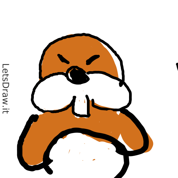 How to draw mole / dkckxzgs4.png / LetsDrawIt