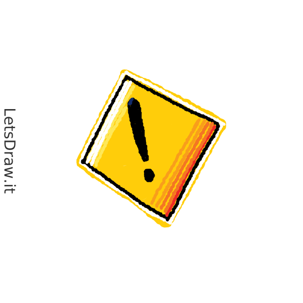 How to draw danger / dkowxw1rk.png / LetsDrawIt