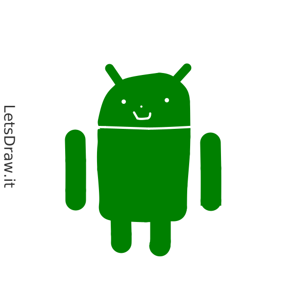 How to draw Android / dmt7dop8u.png / LetsDrawIt