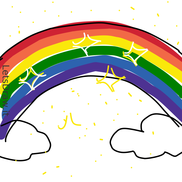 How to draw rainbow / dn3teg8q.png / LetsDrawIt