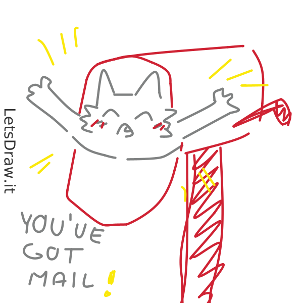 How to draw mailbox / dowjfbsye.png / LetsDrawIt