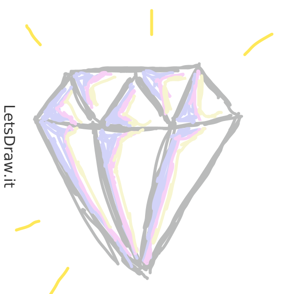 How to draw diamond / dq7kxizeg.png / LetsDrawIt