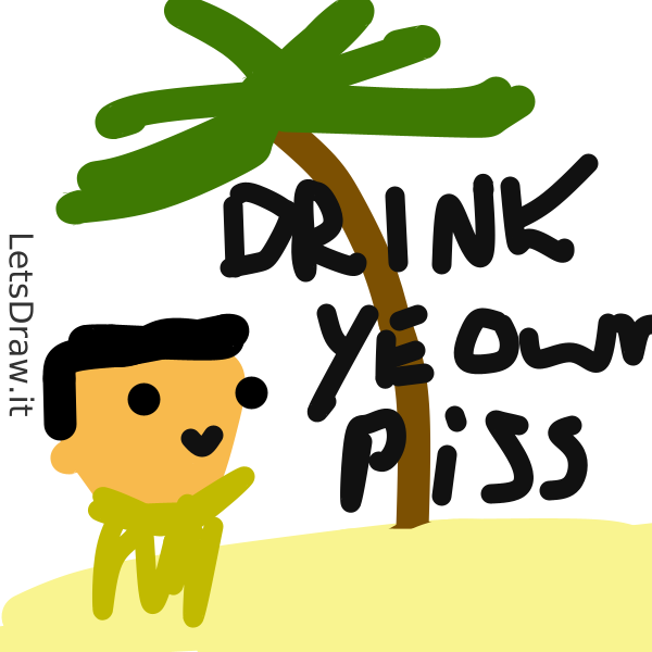 How to draw deserted island / dqk5crcyo.png / LetsDrawIt