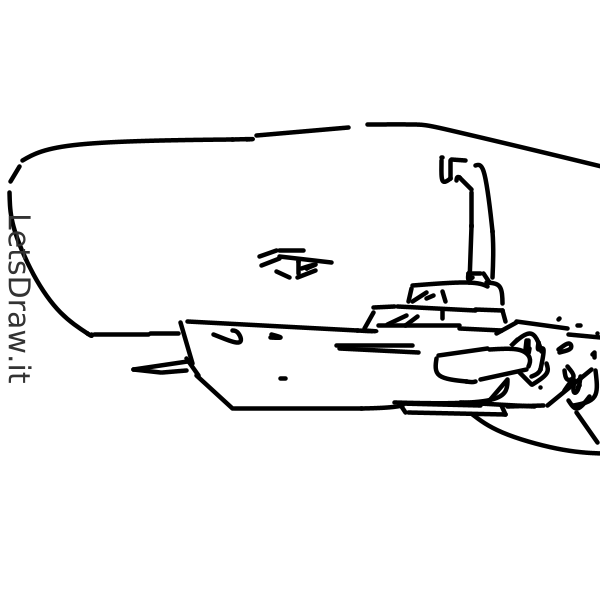 How to draw submarine / dsibkyk7d.png / LetsDrawIt