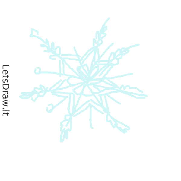 How to draw snowflake / duszxdnhu.png / LetsDrawIt