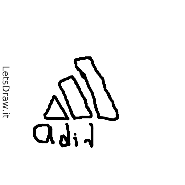 How to draw Adidas / dz8a1kh93.png / LetsDrawIt
