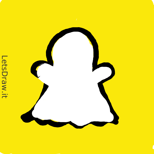 How to draw Snapchat / e1n38jqyo.png / LetsDrawIt