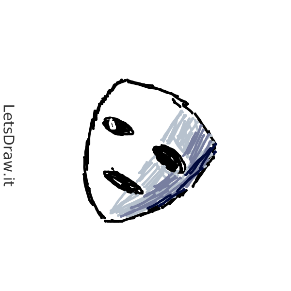 How to draw mask / e3jb8387r.png / LetsDrawIt