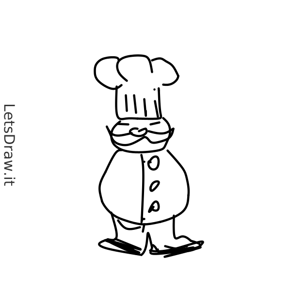 How to draw chef / e3mggyyiy.png / LetsDrawIt