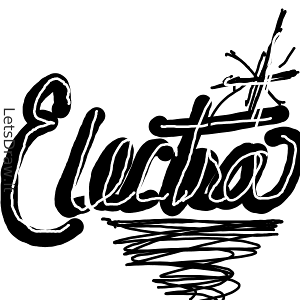 How to draw name / e43not41.png / LetsDrawIt