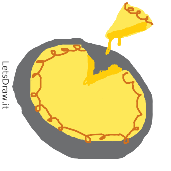 How to draw cheesecake / e4f4qr8jj.png / LetsDrawIt