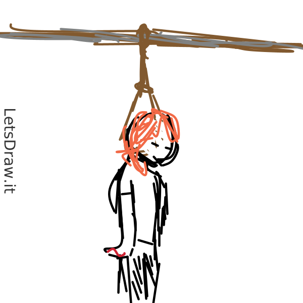 How to draw hangman / e6x4brin8.png / LetsDrawIt