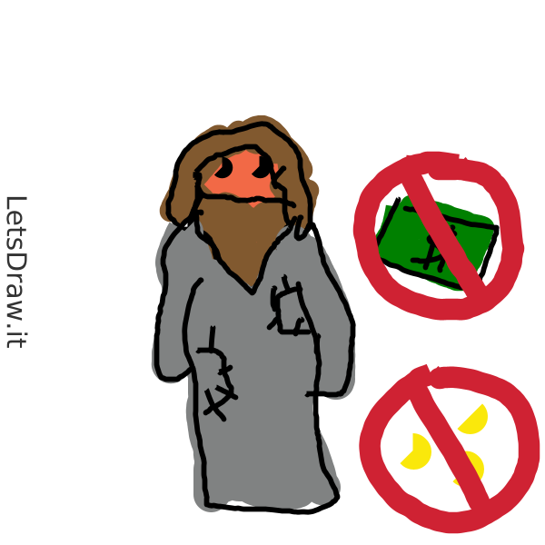 How to draw poor / e7h3ckf7b.png / LetsDrawIt