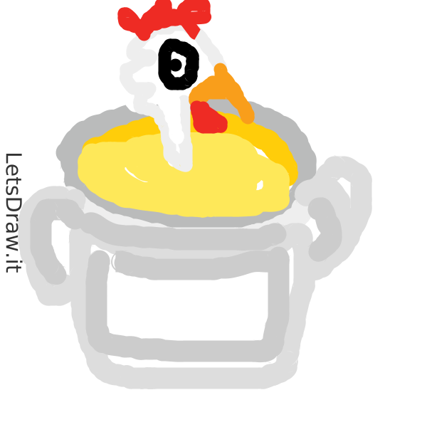 How to draw chicken soup / e7x4qk43p.png / LetsDrawIt