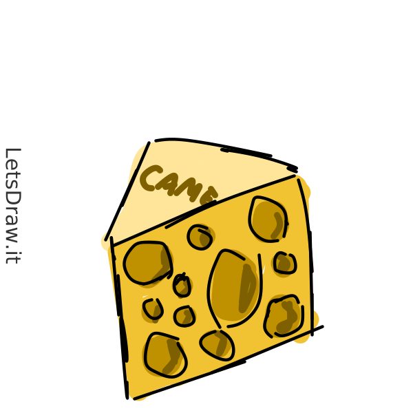 Cartoon Cheese Block