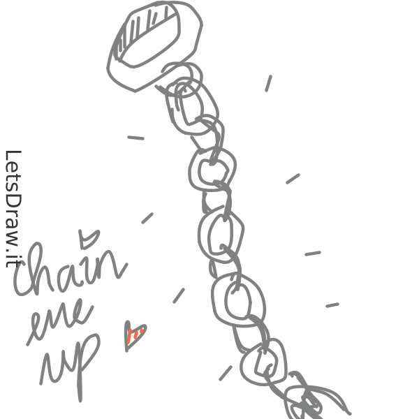 How to draw chain / e8ebztaa.png / LetsDrawIt