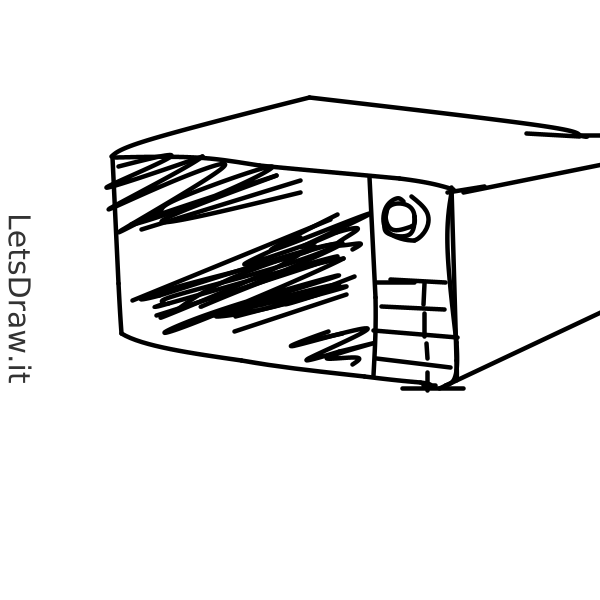 How to draw microwave / e9fidf6wx.png / LetsDrawIt