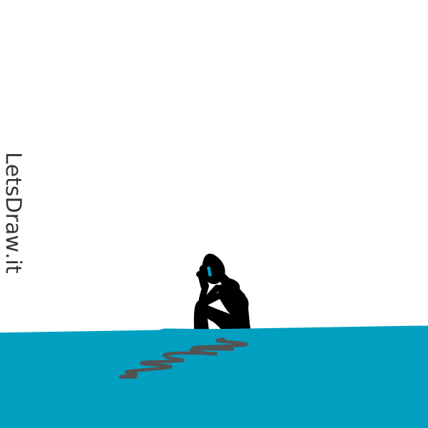 How to draw Sitting man / e9k8jzate.png / LetsDrawIt