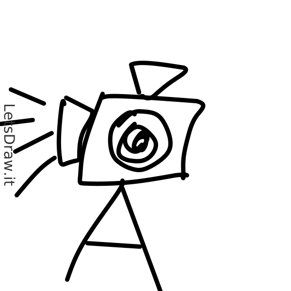 How to draw video camera / eb4uj9gwj.png / LetsDrawIt
