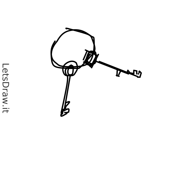 How to draw keys / edirjzbfx.png / LetsDrawIt