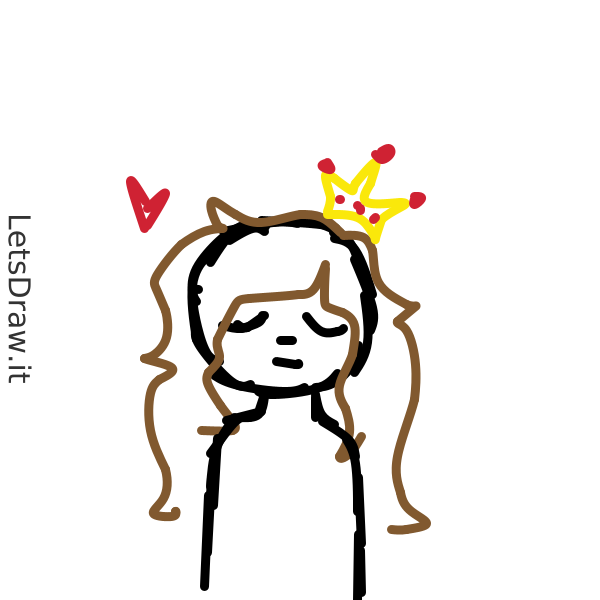 How to draw queen / ee91ee9c.png / LetsDrawIt