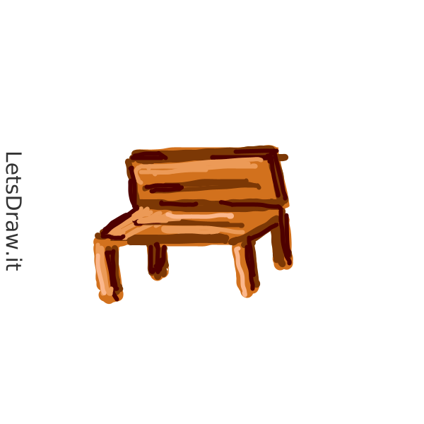 How to draw bench / eech1udu1.png / LetsDrawIt