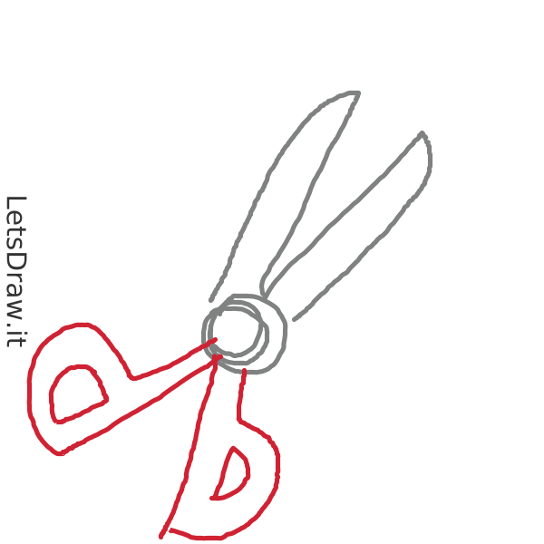 Schere zeichnen / LetsDrawIt