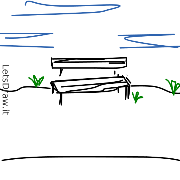 How to draw bench / eeusdy4si.png / LetsDrawIt