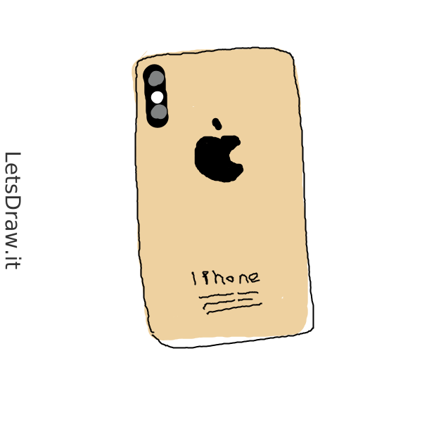 How to draw cellphone / ef54j9sdg.png / LetsDrawIt