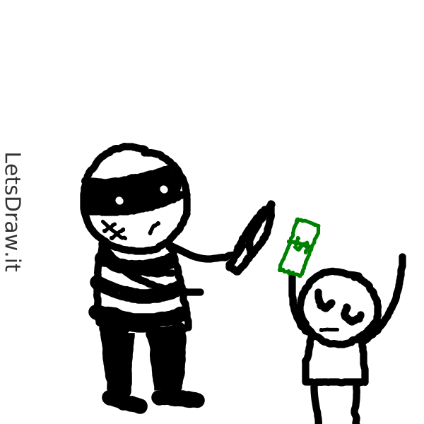 How to draw robber / ef6sfqdgr.png / LetsDrawIt