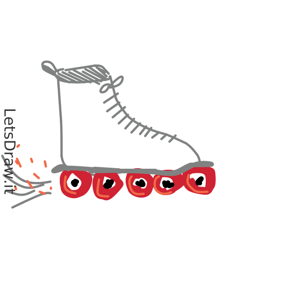 How to draw roller skates / efa7d57zd.png / LetsDrawIt